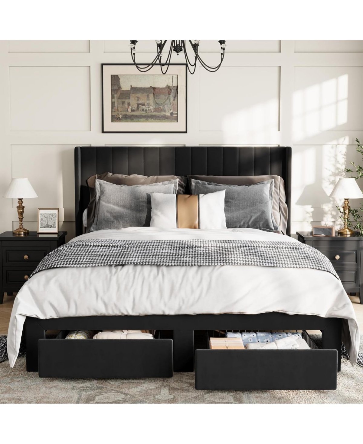 Click here for gaomon Bed Frame  Bed Frame Upholstered Platform B... prices