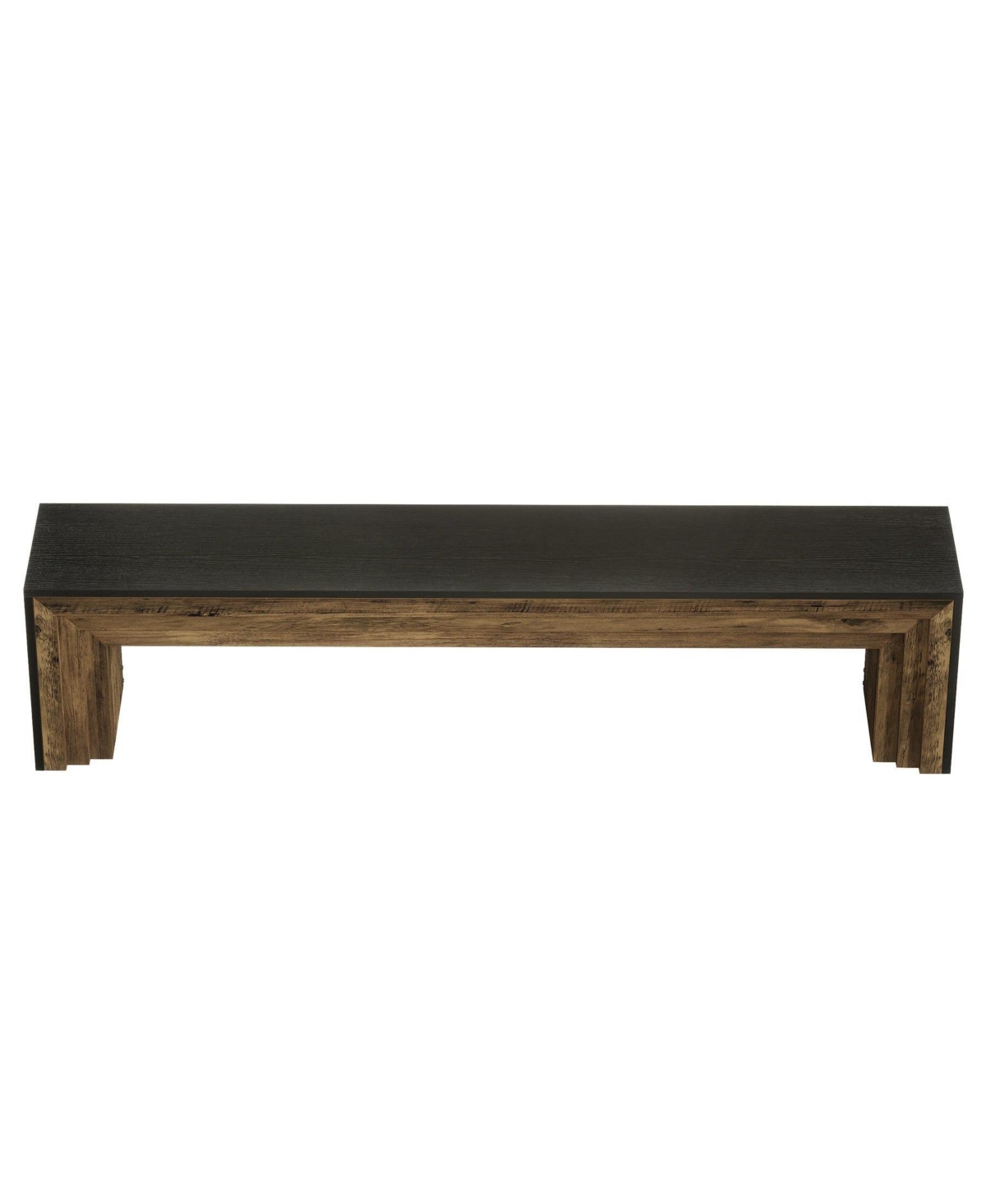 Click here for Slickblue Farmhouse Entryway Bench with Layered Sh... prices