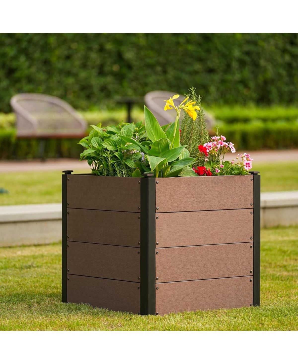 Click here for Xo Wood Raised Garden Bed   Outdoor Planter Box wi... prices