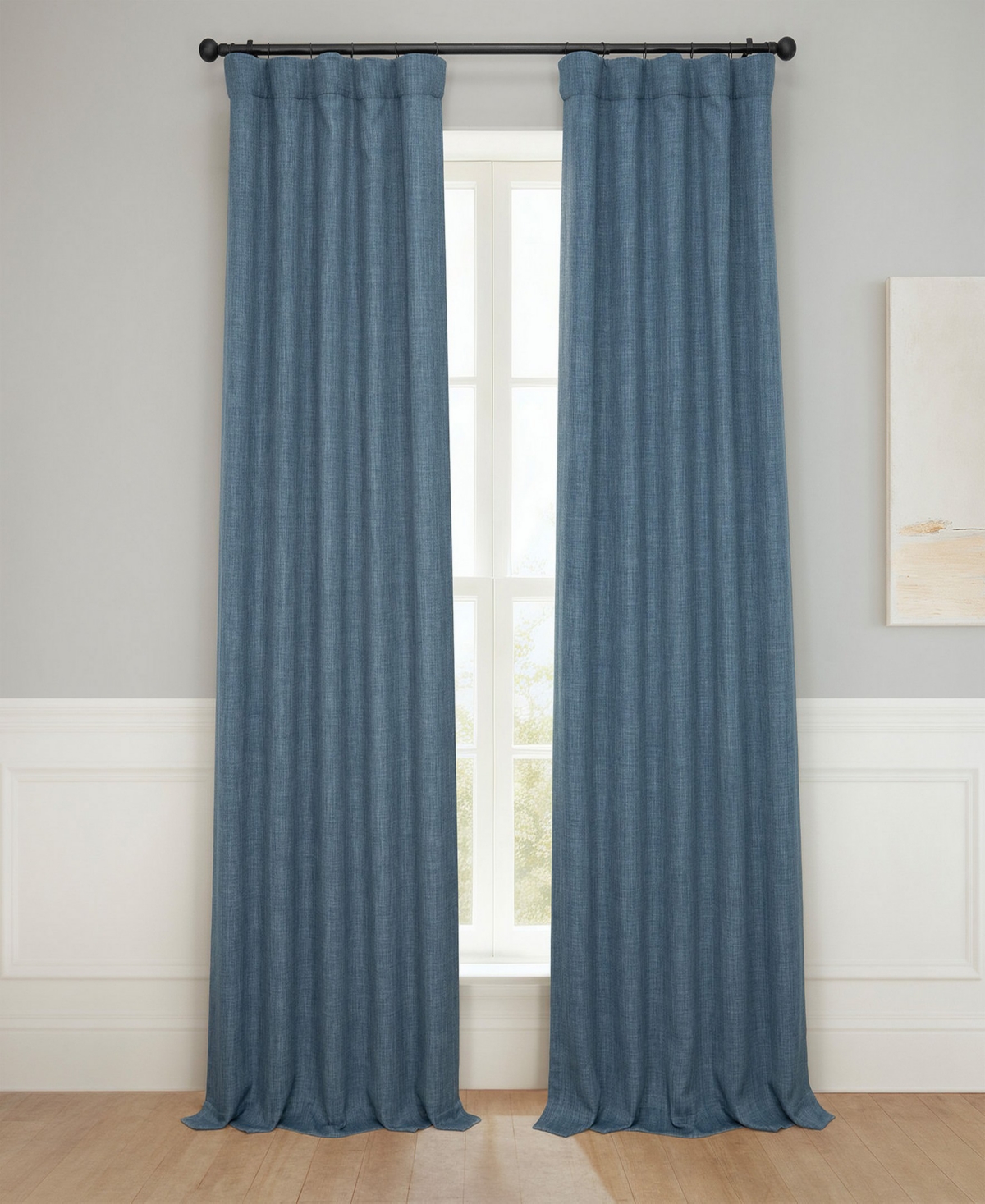 Click here for Half Price Drapes Textured Faux Linen Room Darkeni... prices
