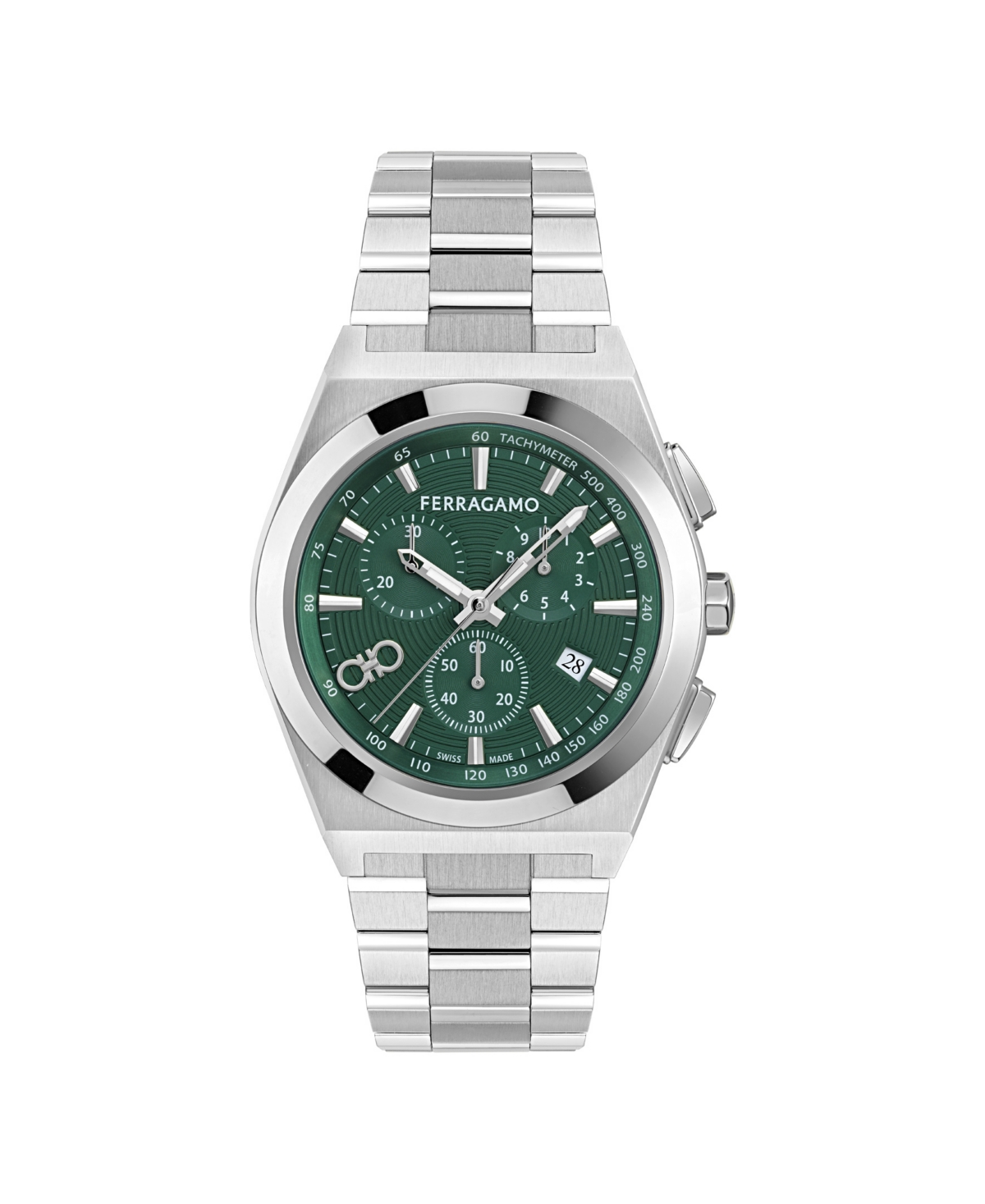 Click here for Ferragamo Mens Vega Upper East Chrono Silver Stain... prices