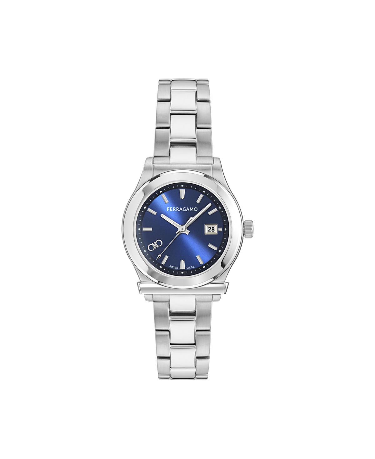 Click here for Ferragamo Womens 1927 Silver Stainless Steel Brace... prices