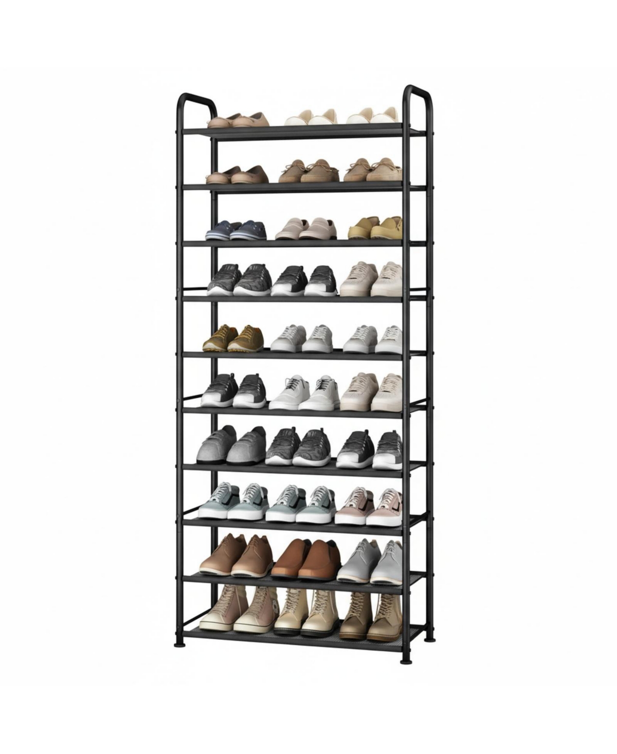Click here for Yigii 10-Tier Shoe Rack Sturdy Mesh Shelves Large... prices