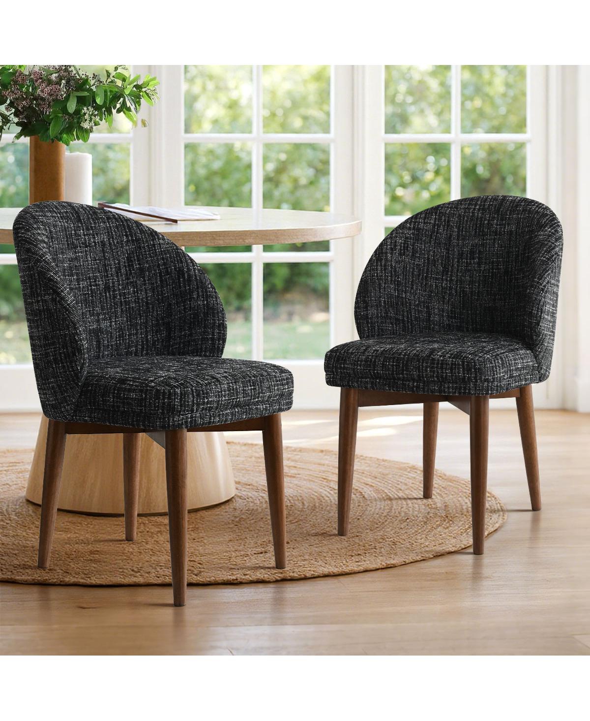 Click here for Maison Boucle Upholstered Barrel Dining Side Chair... prices