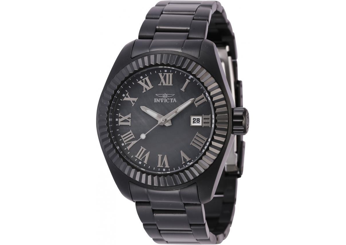 Click here for Invicta Womens Angel Quartz Dial Watch - Black prices