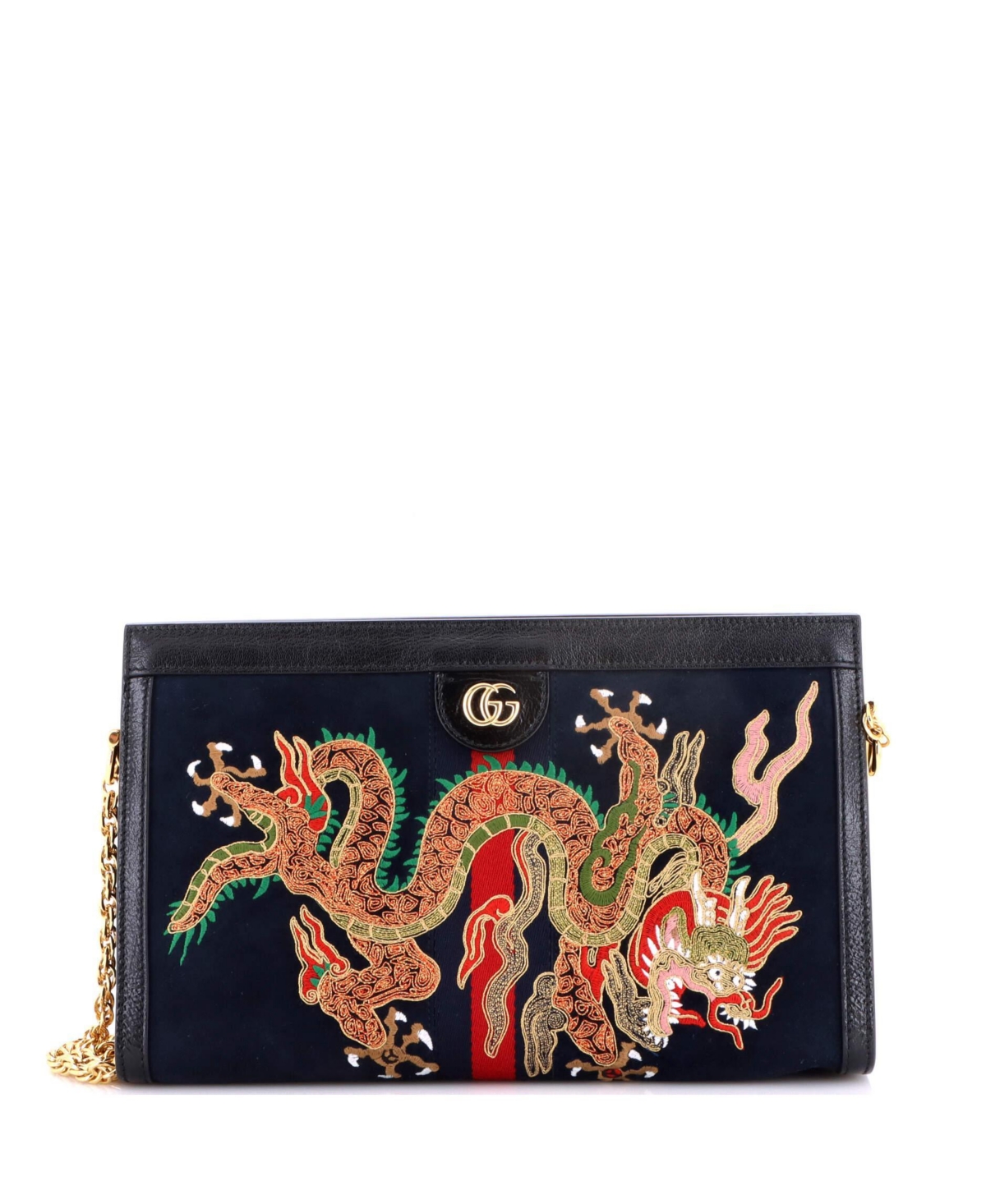Click here for Pre-Owned Gucci Medium Ophidia Chain Shoulder Bag... prices