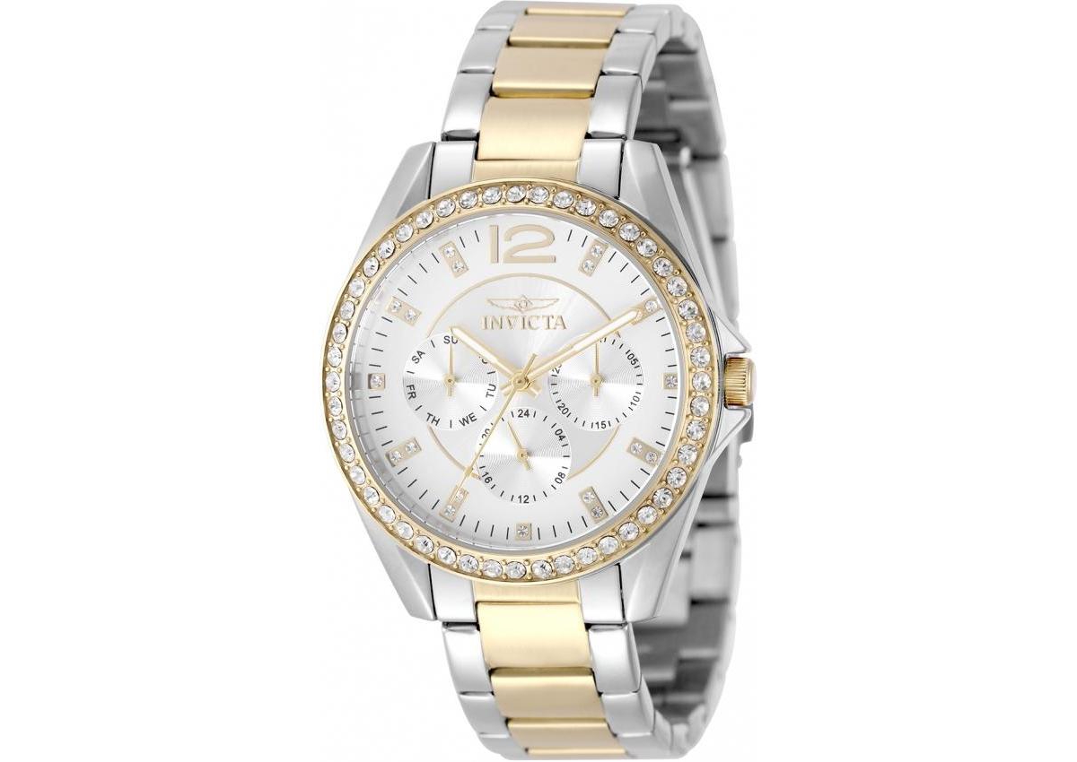 Click here for Invicta Womens Angel Quartz Dial Watch - Gold  ste... prices