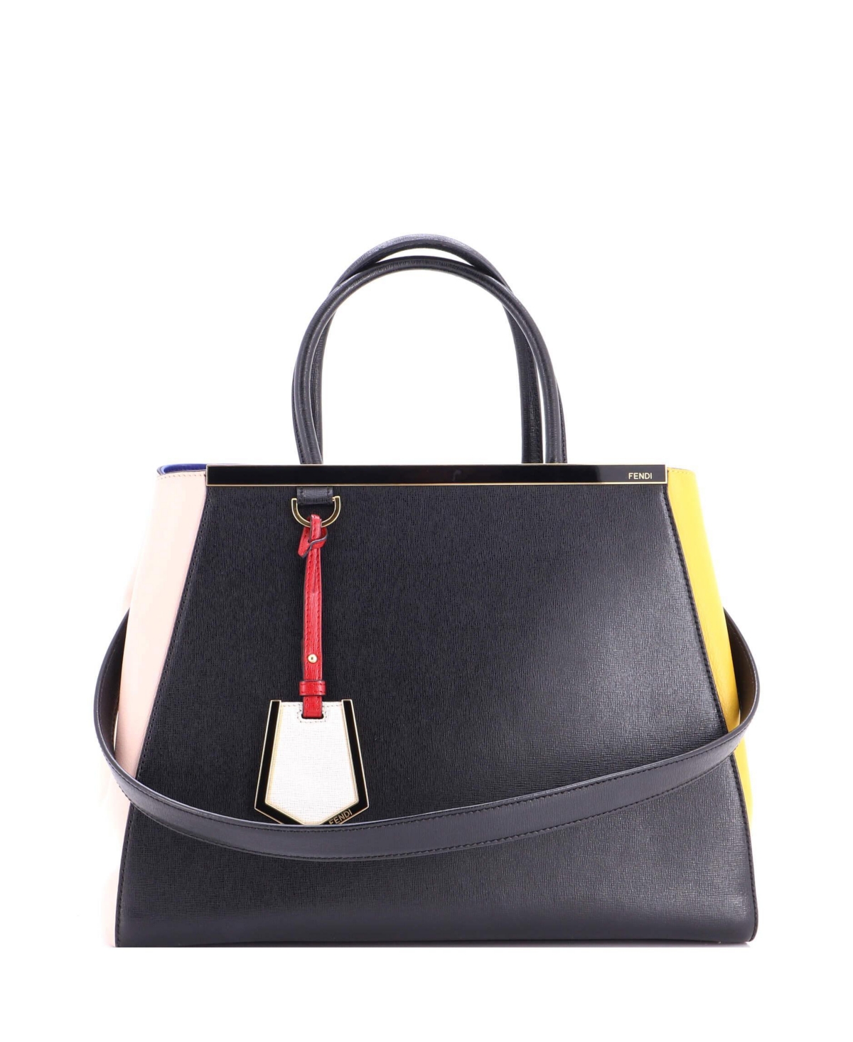 Click here for Pre-Owned Fendi Medium 2Jours Bag Leather - Pink prices