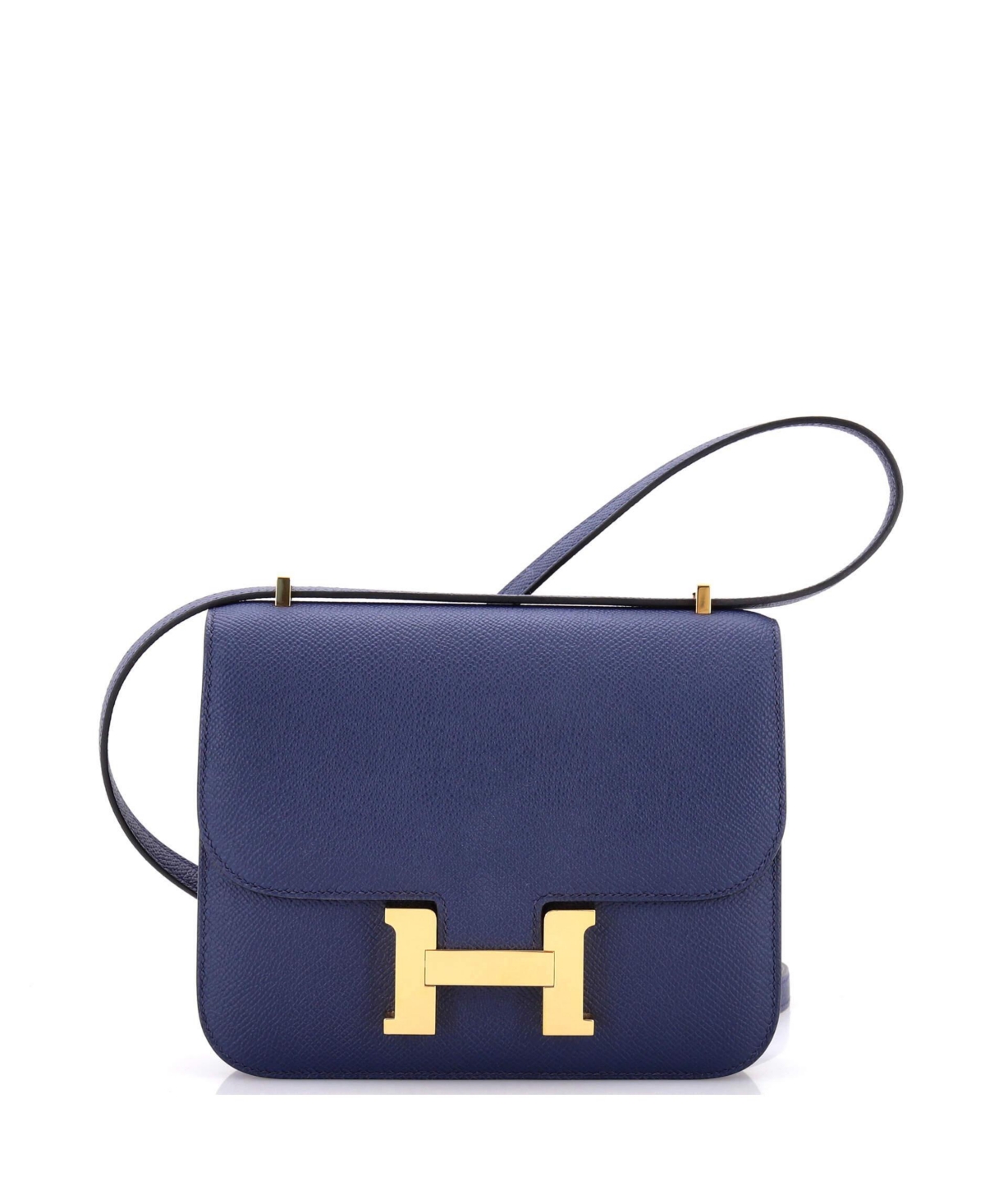 Click here for Pre-Owned HERMES 18 Constance Nm Bag Epsom - Blue prices