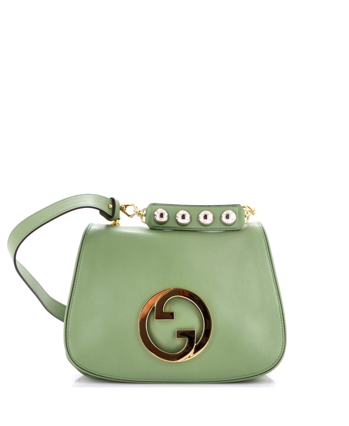 Click here for Pre-Owned Gucci Medium Blondie Nm Handle Bag Leath... prices