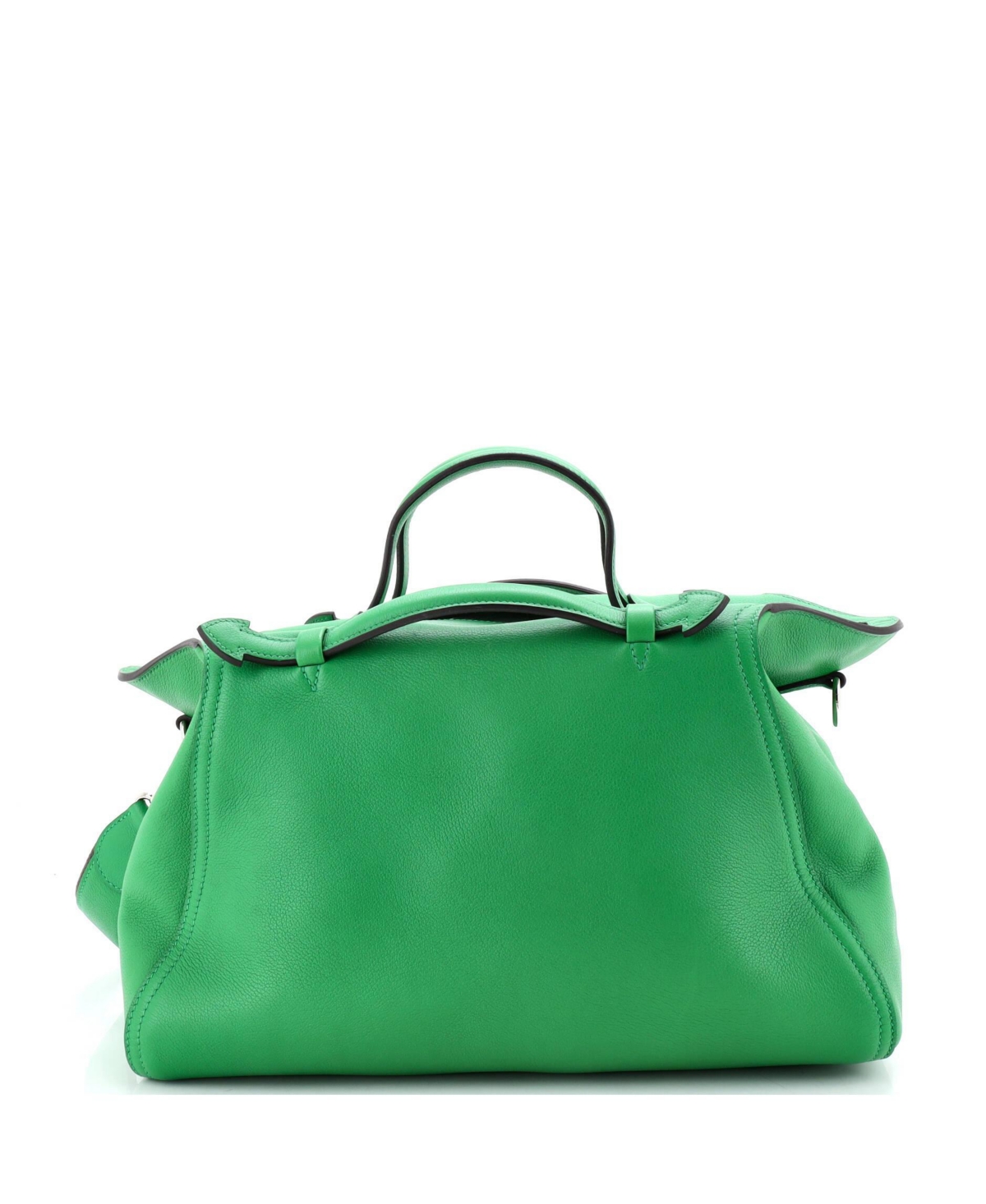 Click here for Pre-Owned HERMES Oxer Bag Leather - Green prices