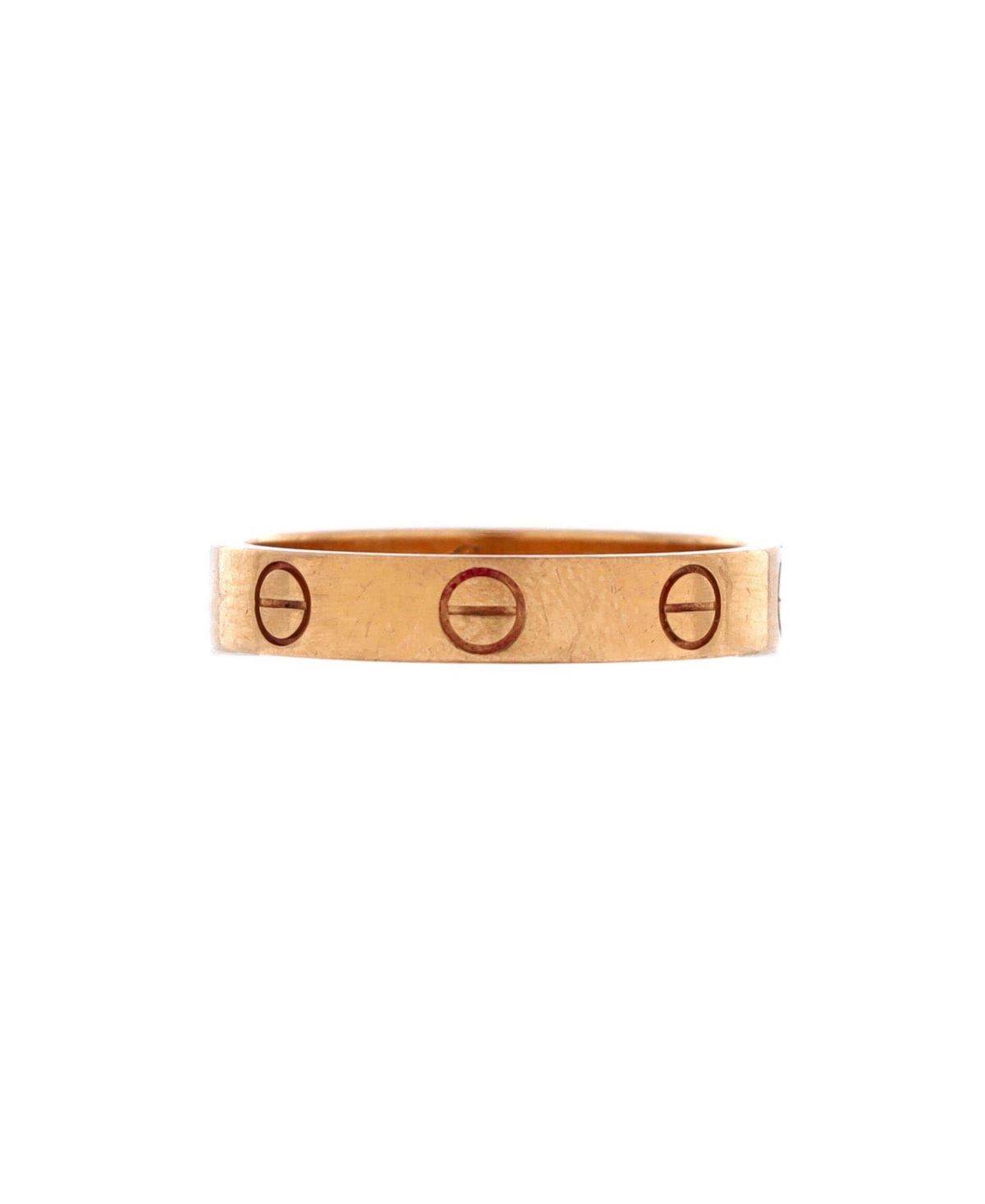 Click here for Pre-Owned Cartier Love Wedding Band Ring - 18k ros... prices
