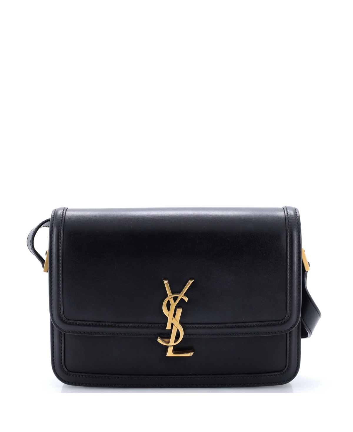Click here for Pre-Owned Saint Laurent Medium Solferino Bag Leath... prices