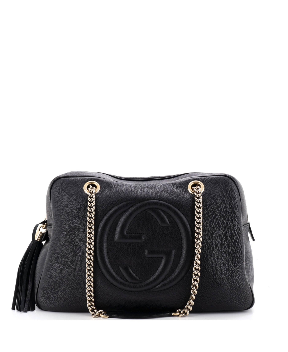Click here for Pre-Owned Gucci Medium Soho Chain Zip Shoulder Bag... prices