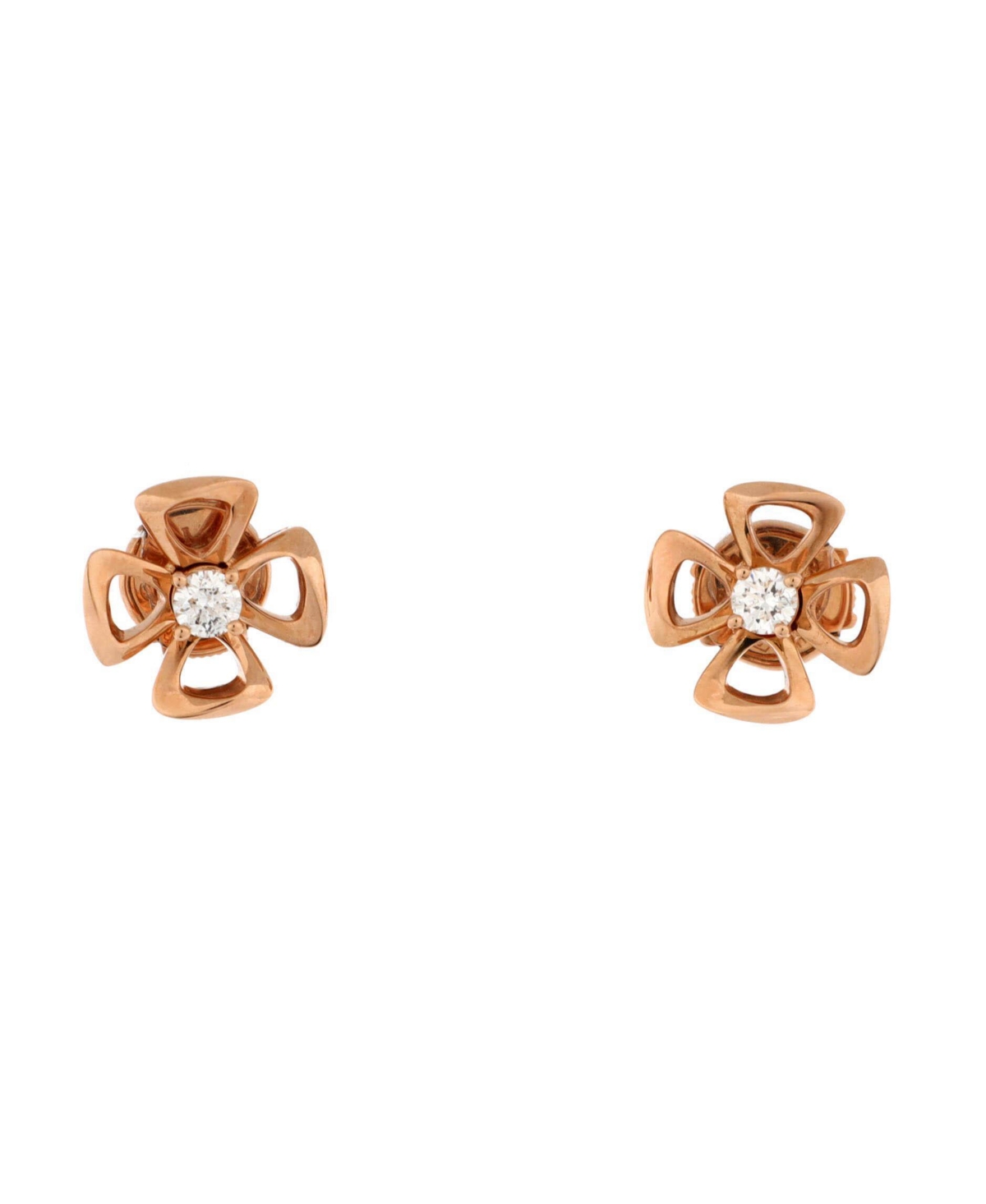 Click here for Pre-Owned Bvlgari Fiorever Stud Earrings - 18k ros... prices