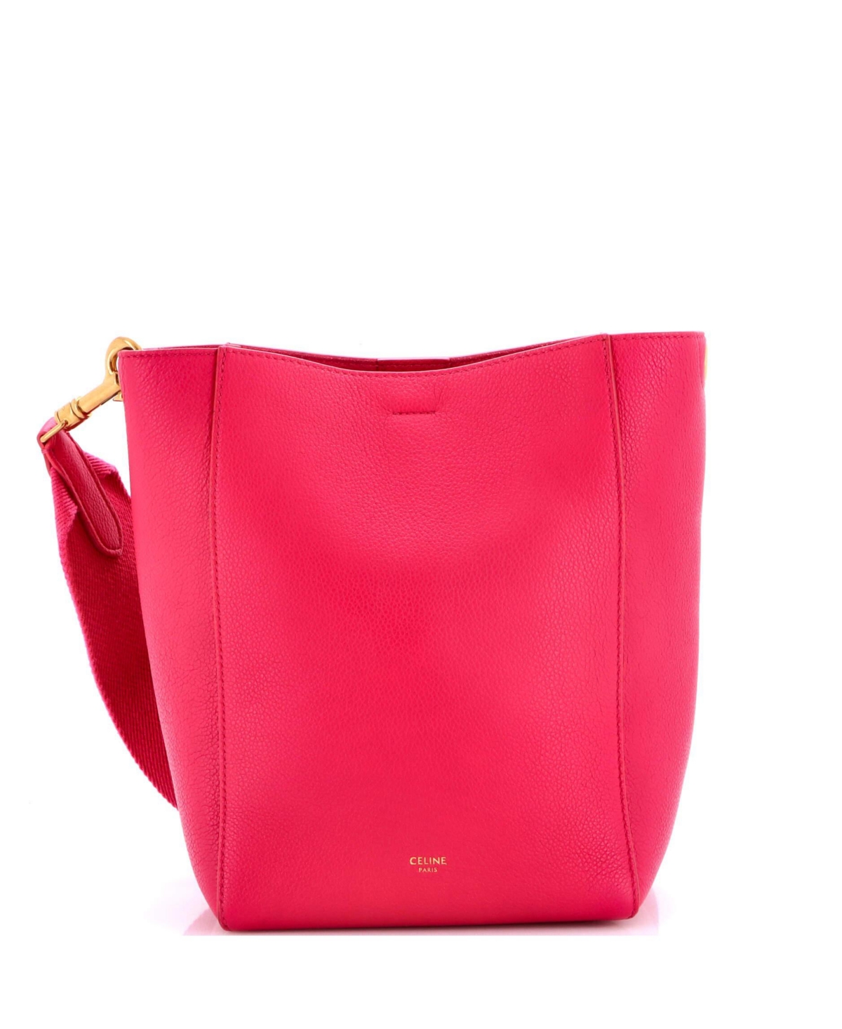 Click here for Pre-Owned Celine Small Sangle Seau Bag Goatskin -... prices