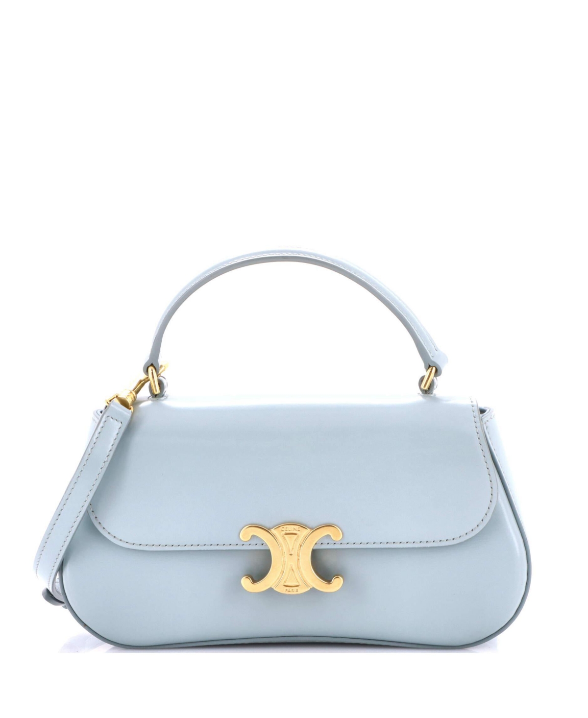 Click here for Pre-Owned Celine Teen Lola Triomphe Top Handle Bag... prices