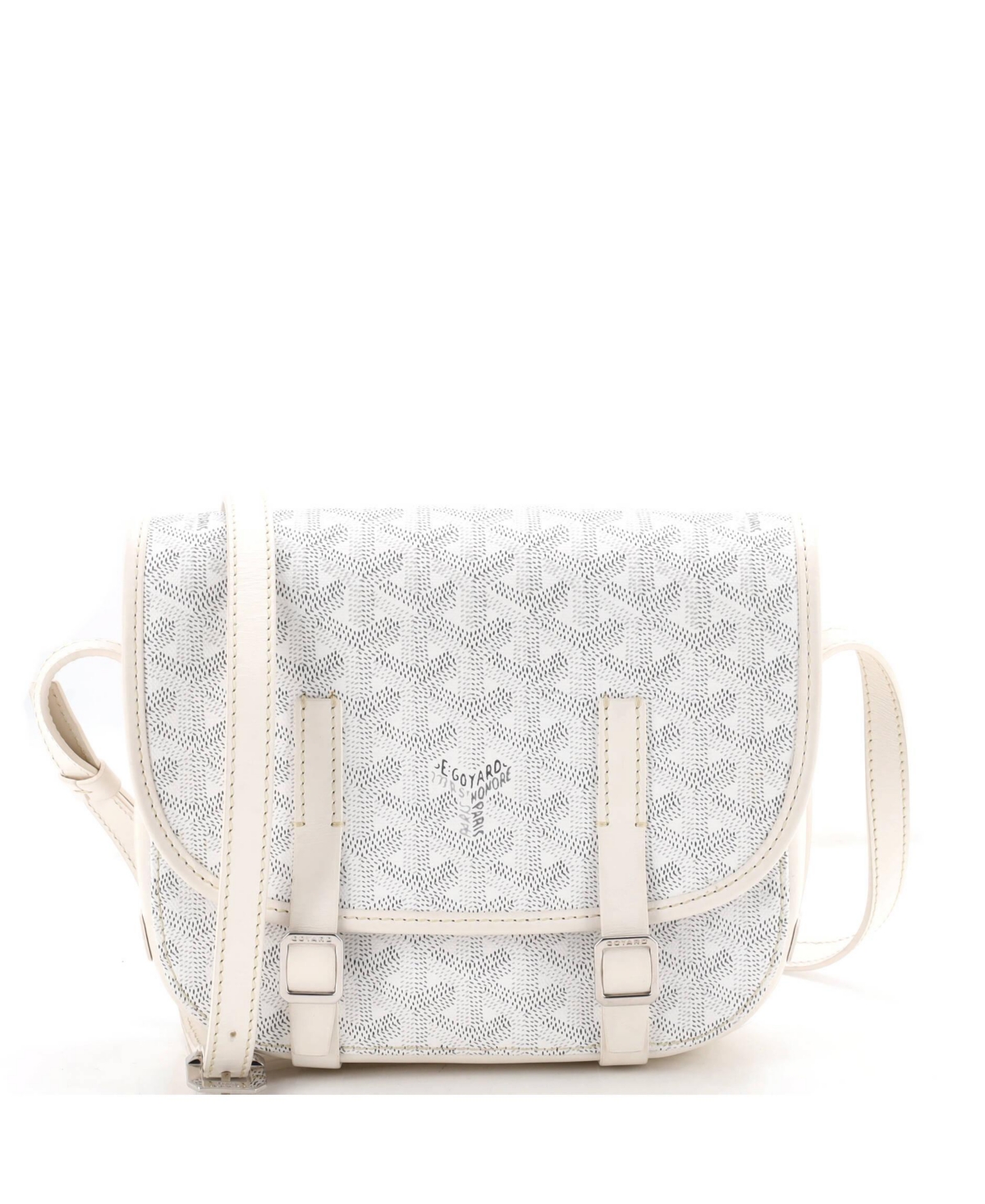 Click here for Pre-Owned Goyard Pm Belvedere Messenger Bag Coated... prices