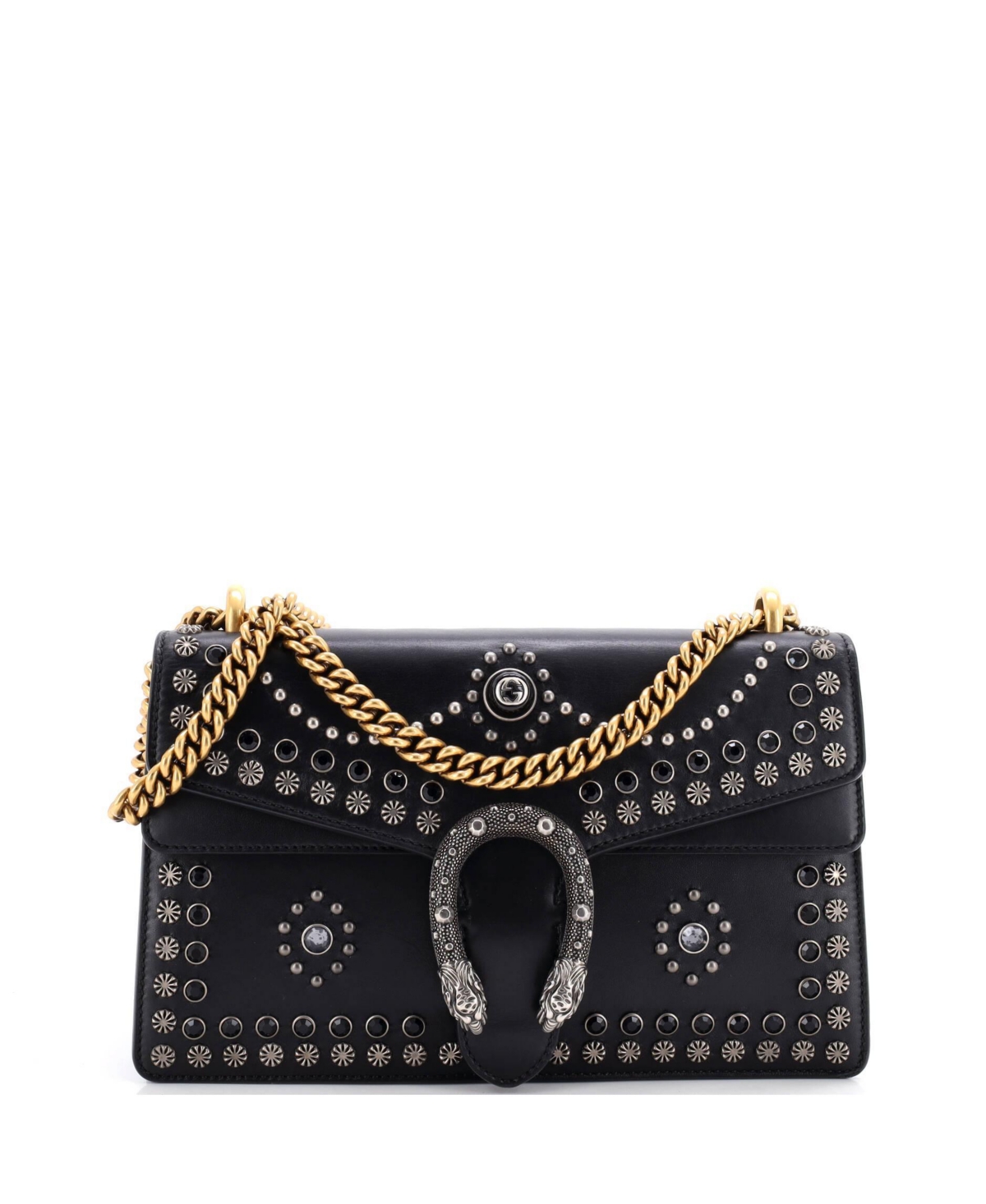 Click here for Pre-Owned Gucci Small Dionysus Bag Studded Leather... prices