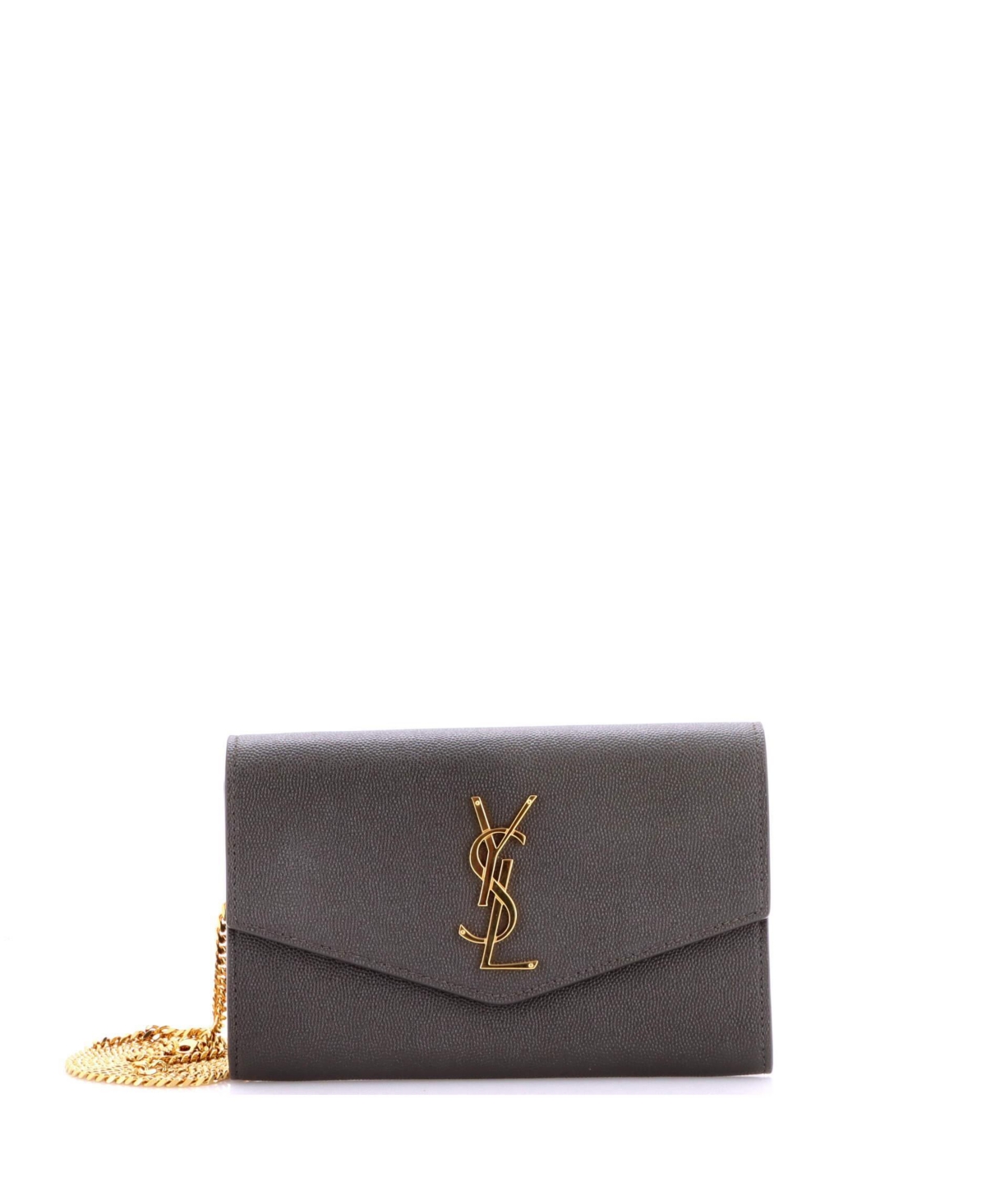 Click here for Pre-Owned Saint Laurent Uptown Chain Wallet Leathe... prices