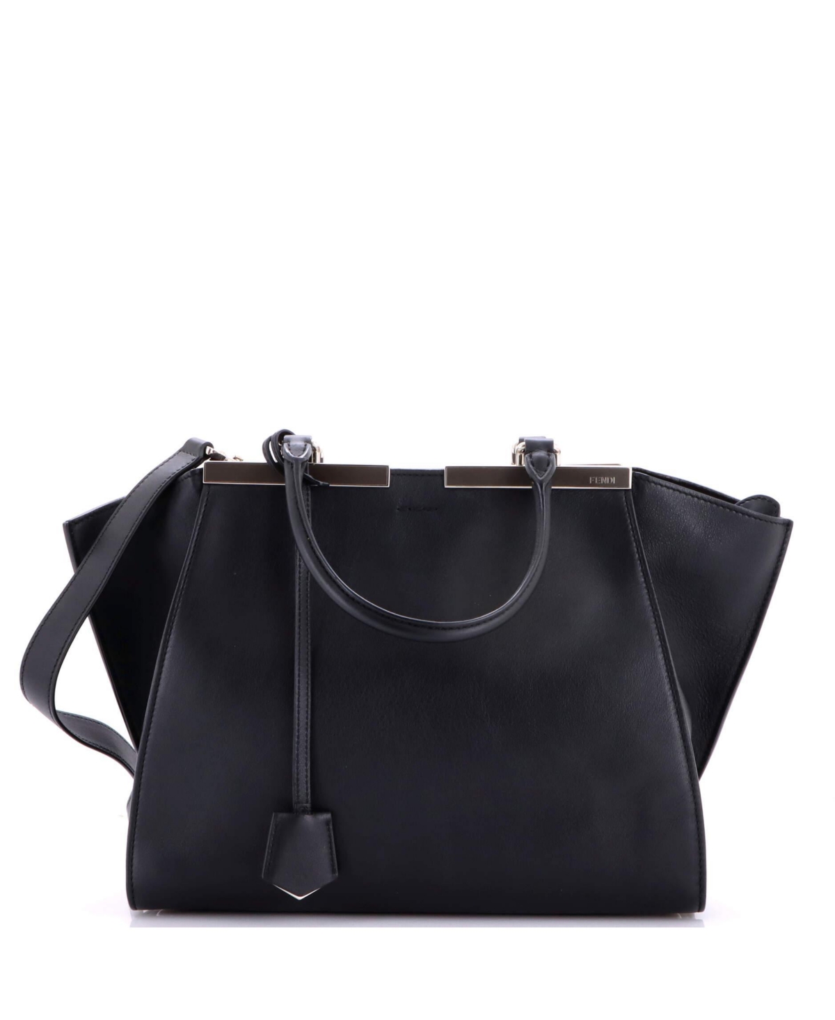 Click here for Pre-Owned Fendi Petite 3Jours Bag Leather - Black prices