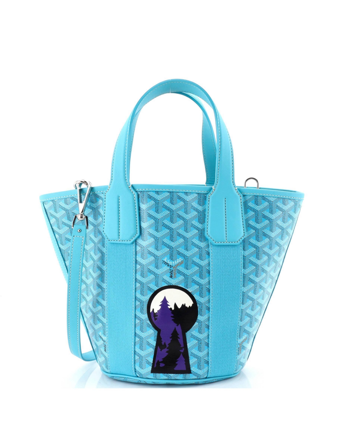 Click here for Pre-Owned Goyard Pm Belharra Tote Printed Coated C... prices