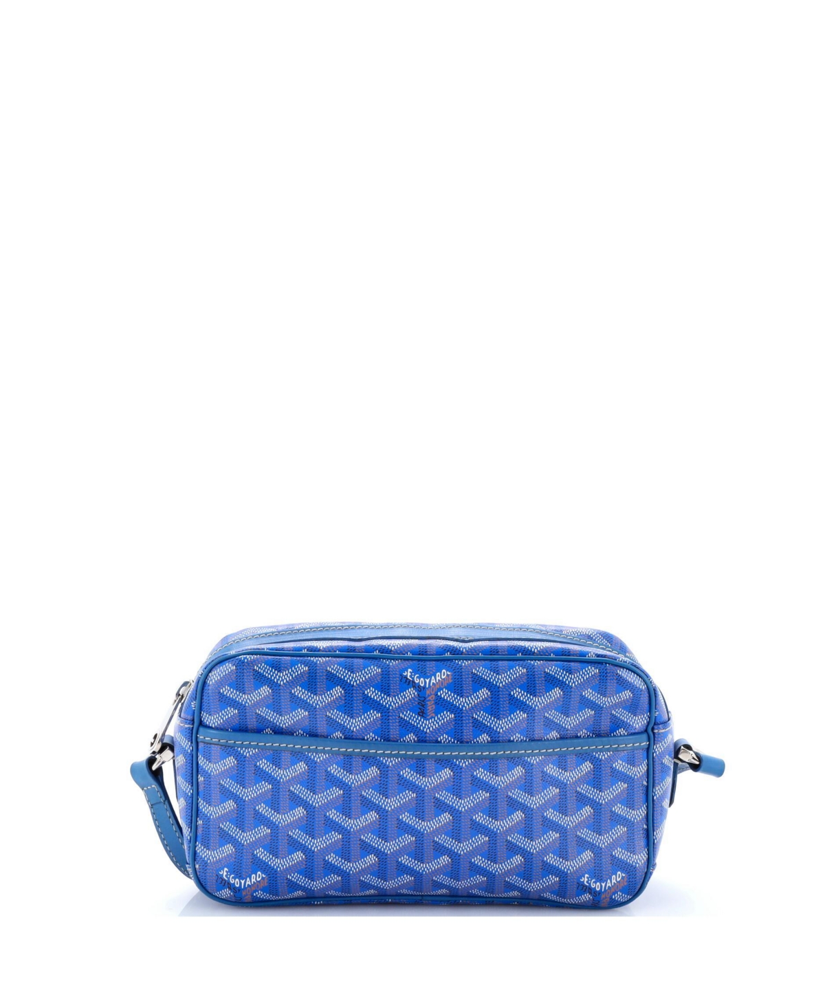 Click here for Pre-Owned Goyard Cap Vert Bag Coated Canvas - Blue prices