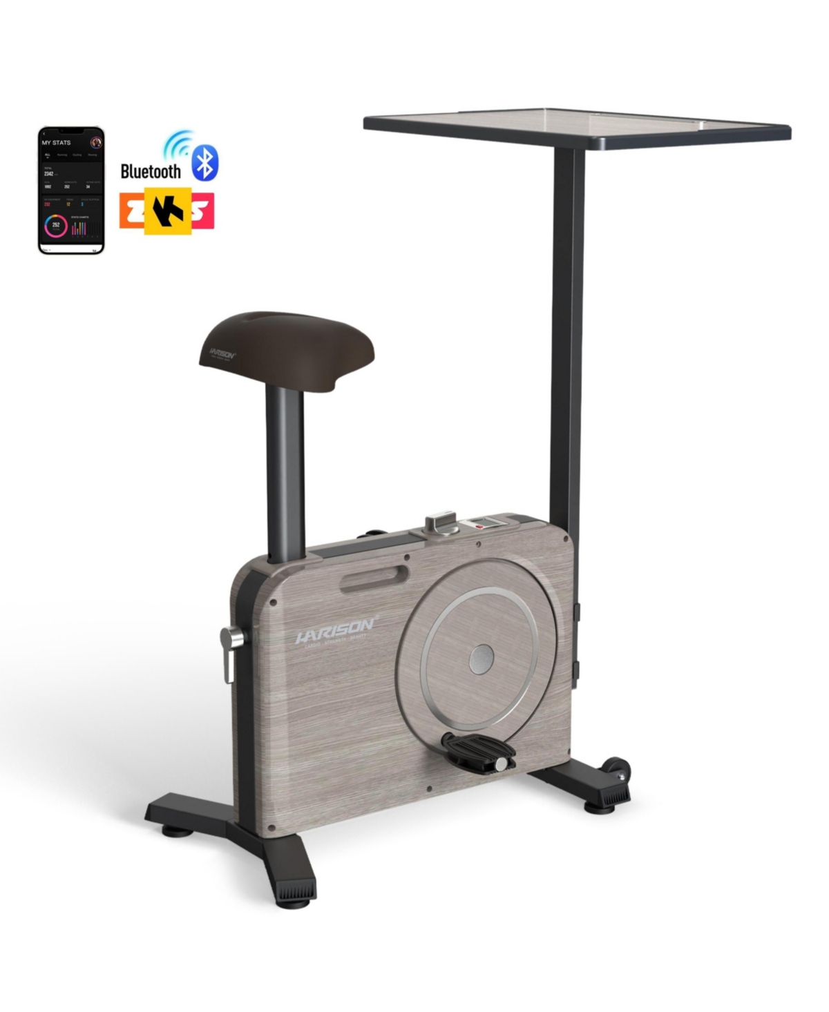 Click here for Harison Exercise Bike with Desktop Indoor Exercise... prices