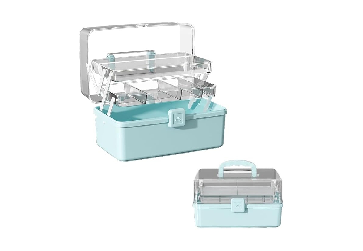 Click here for Xdovet Cantilever Tackle Craft Case Organizer Fold... prices