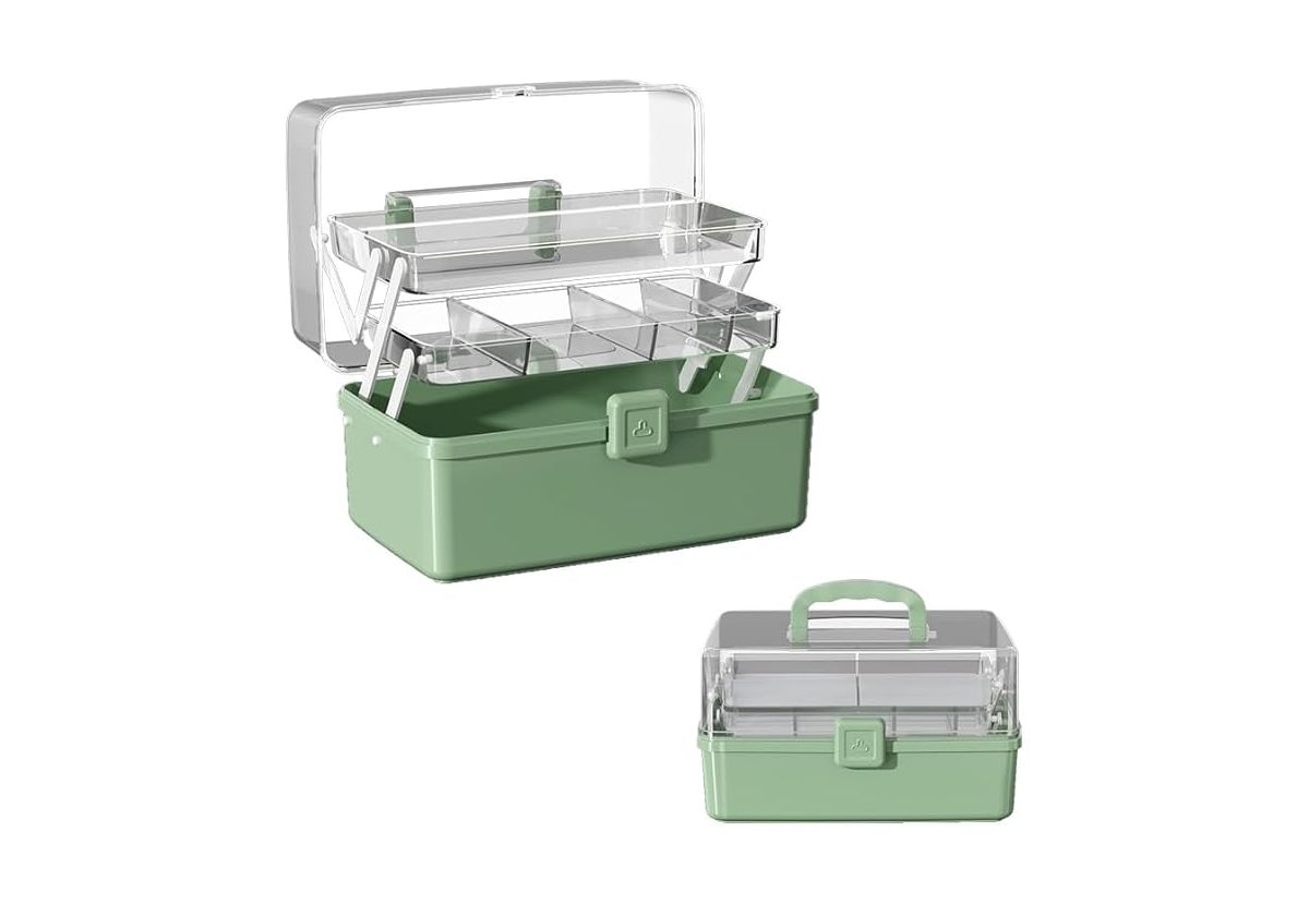 Click here for Xdovet Cantilever Tackle Craft Case Organizer Fold... prices