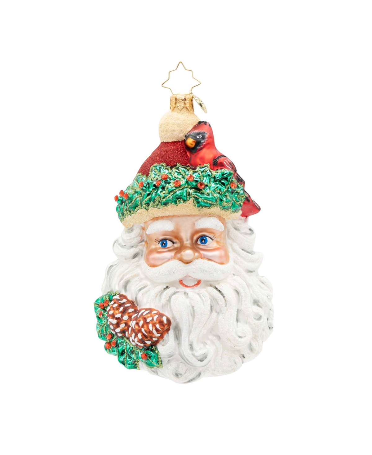Click here for Christopher Radko 5 Woodland Wishes Santa Ornament... prices