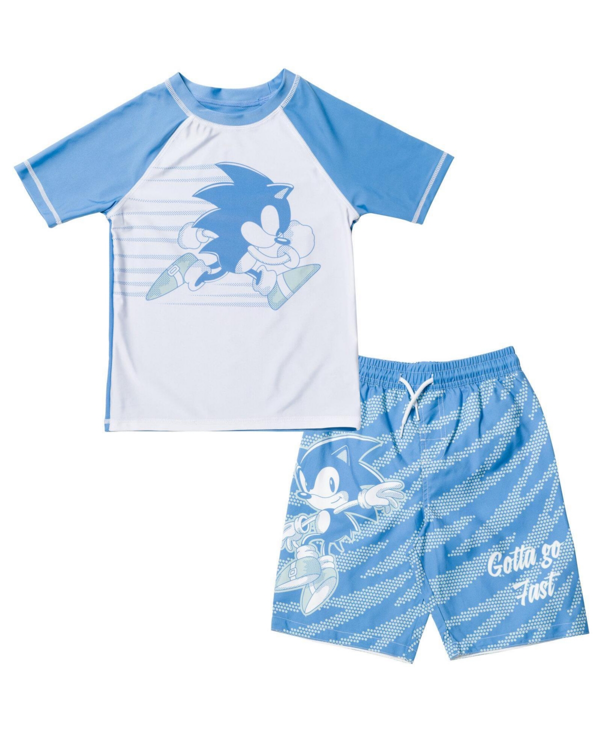 Click here for Sonic the Hedgehog Boys 2-Piece Swimwear Rash Guar... prices