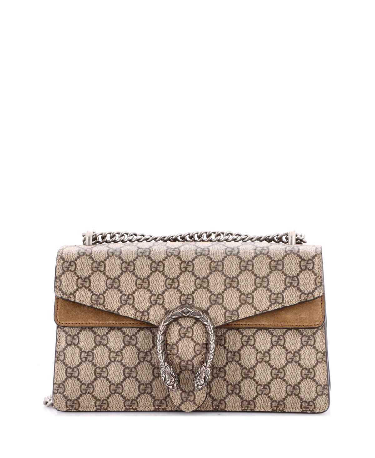 Click here for Pre-Owned Gucci Small Dionysus Bag Gg Coated Canva... prices
