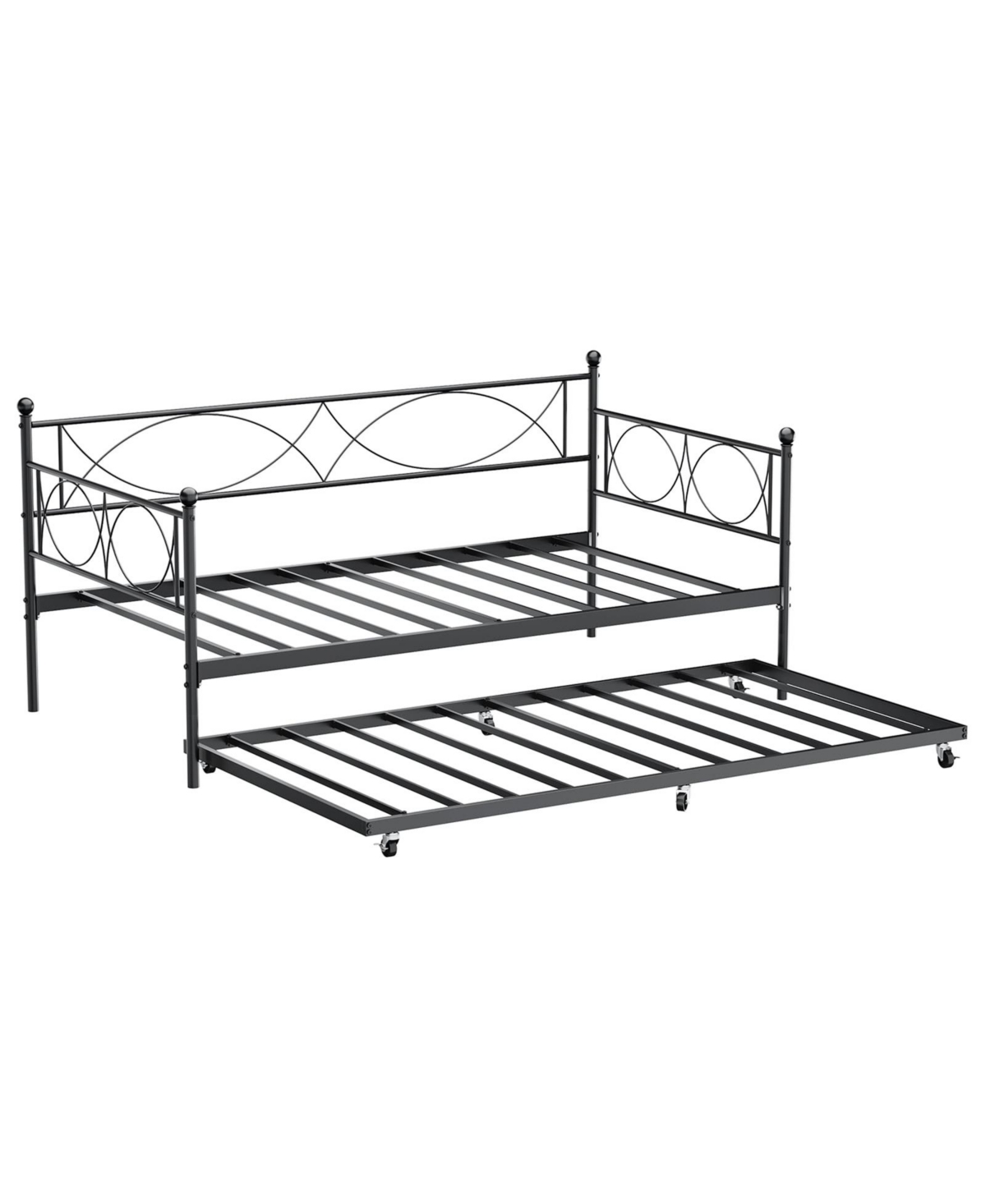 Click here for gaomon Daybed Metal Frame with Trundle Platform So... prices