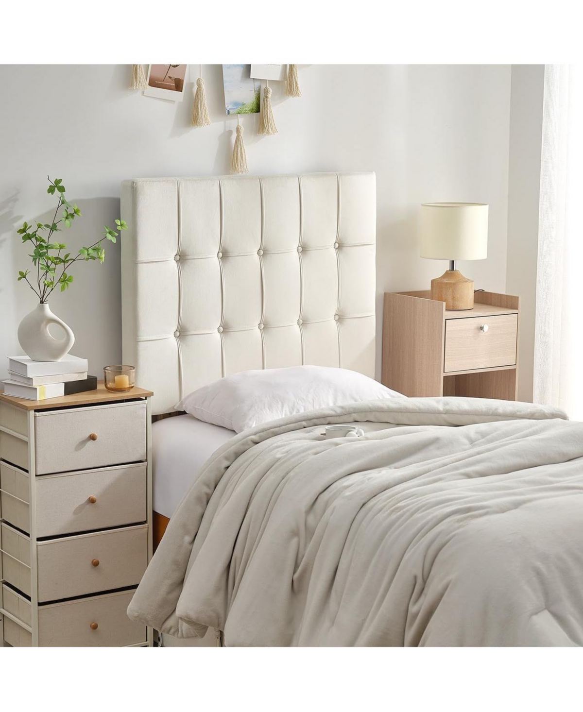 Click here for DormCo Tavira Allure Right Side Outlet Headboard -... prices