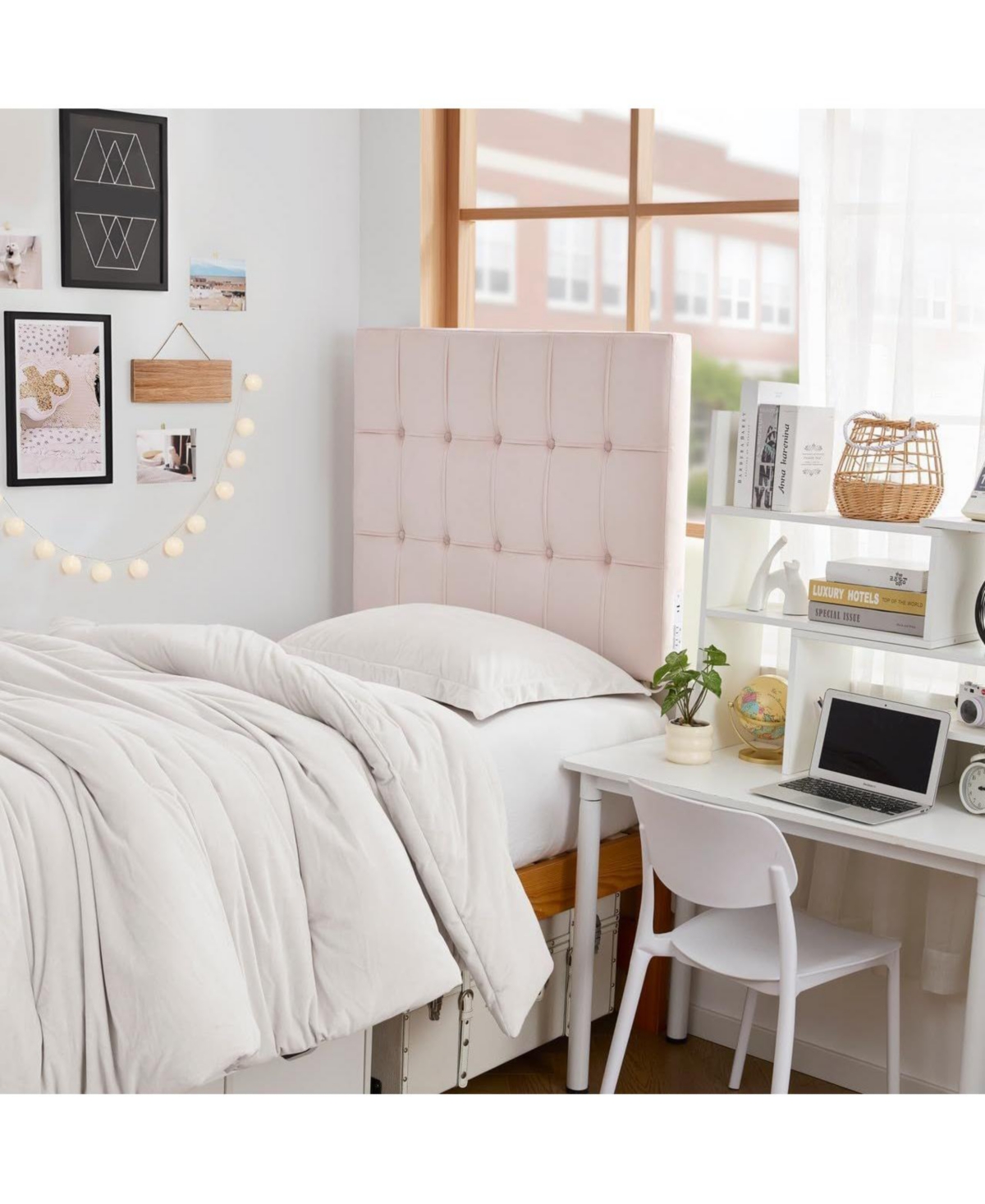 Click here for DormCo Tavira Allure Right Side Outlet Headboard -... prices