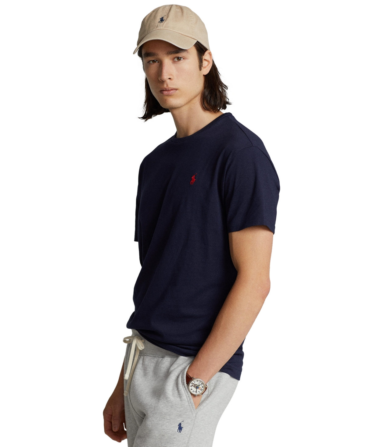 Click here for Polo Ralph Lauren Mens Classic Fit Crew Neck T-Shi... prices
