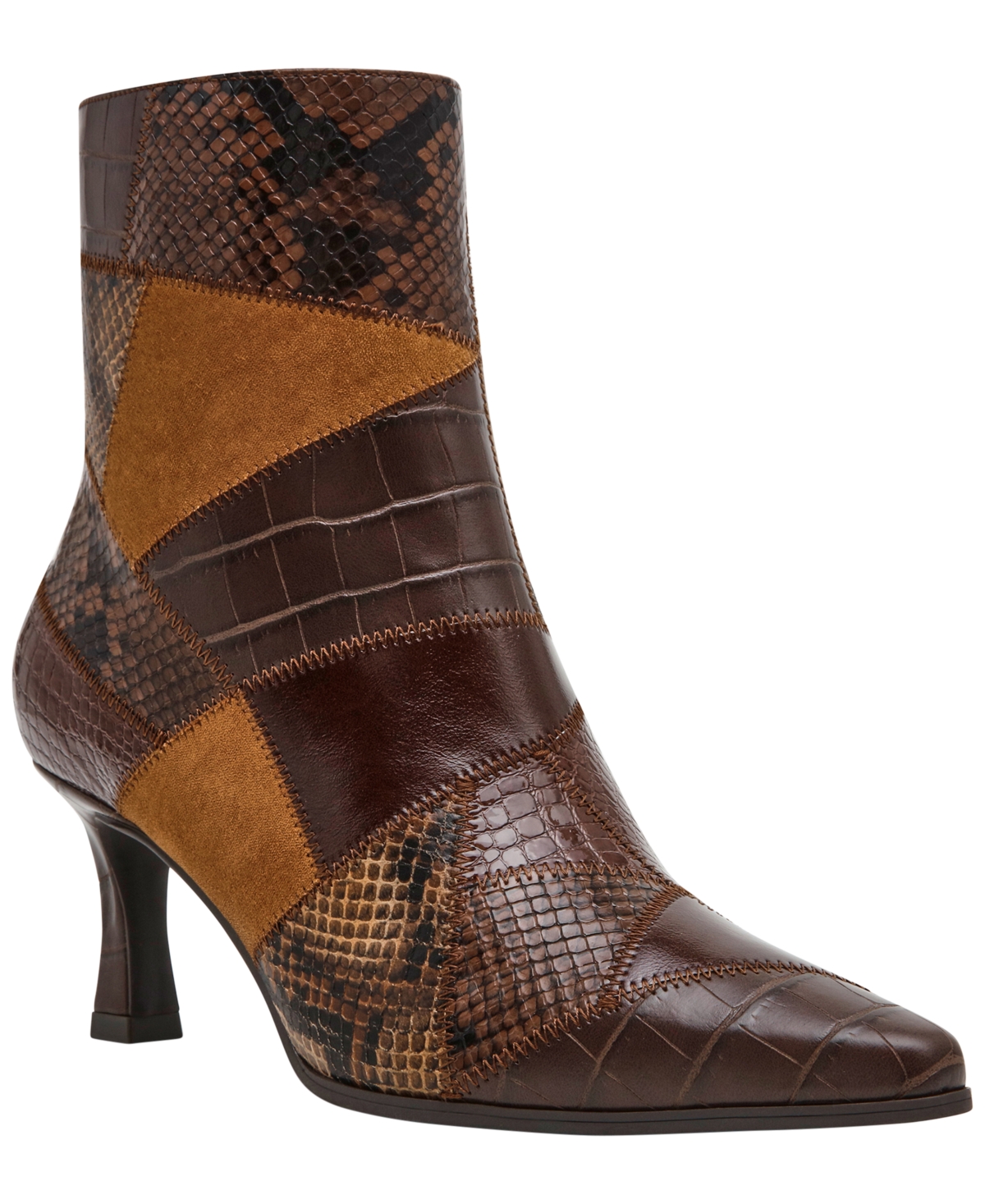 Click here for Anne Klein Womens Cosia Patchwork Pointed Toe Heel... prices