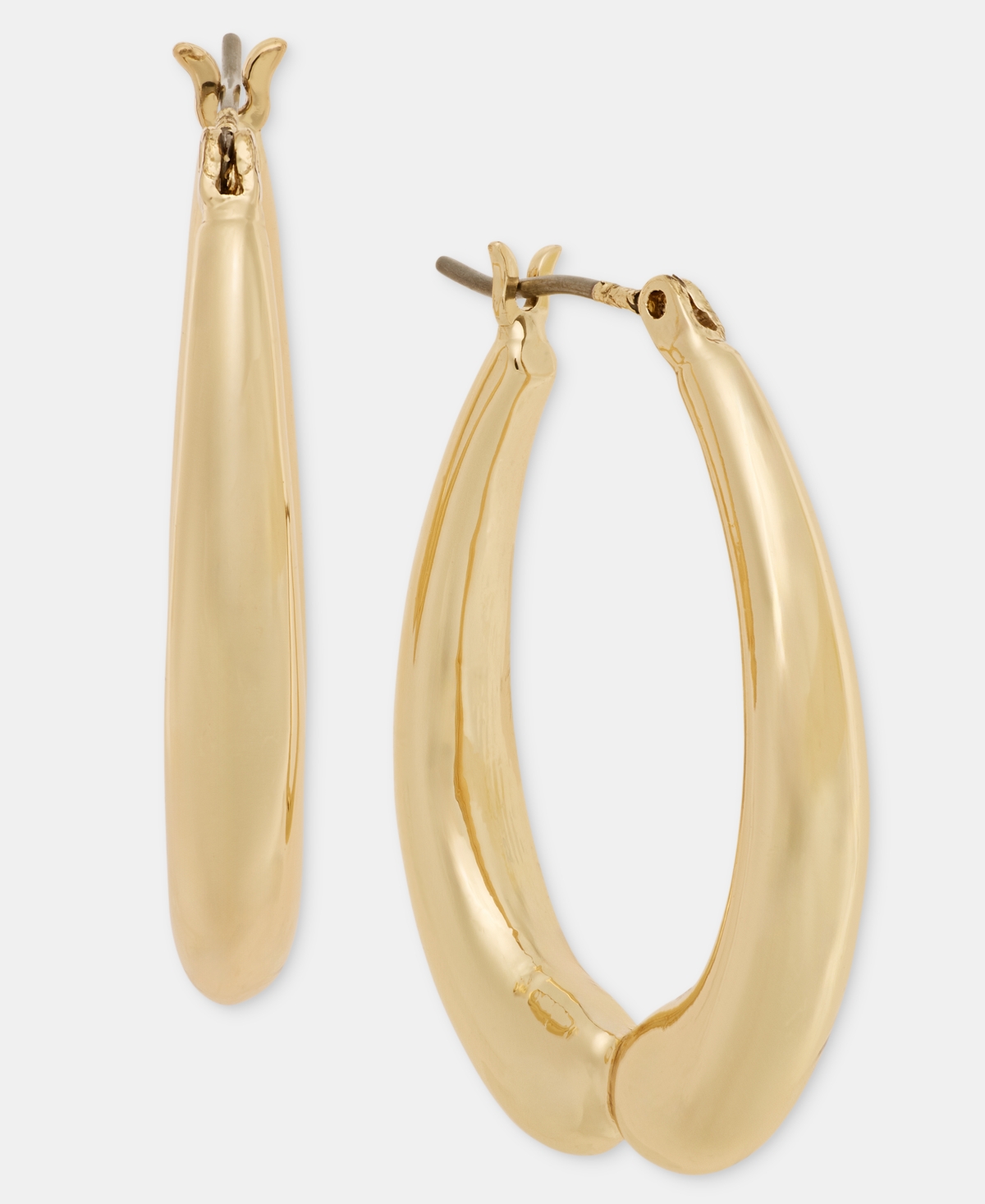 Click here for Anne Klein Puffy Arch Hoop Earrings - Gold prices