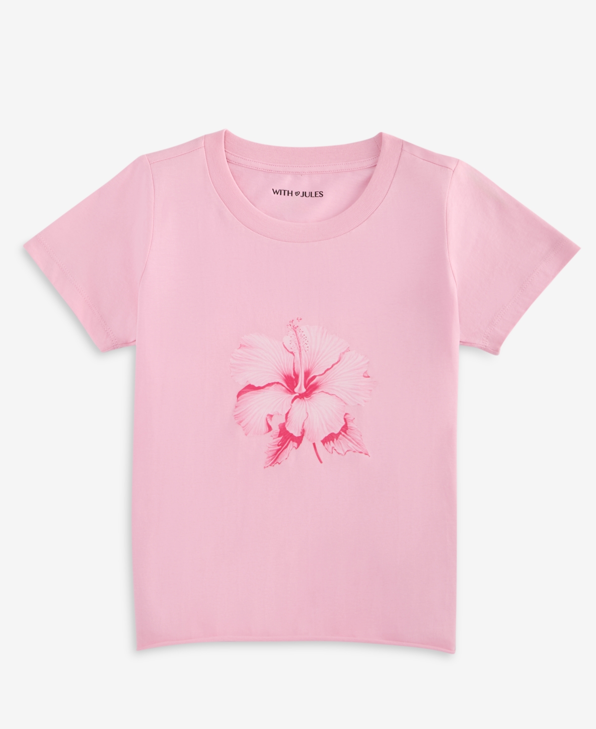 Click here for With Jules Big Girl Macaron Graphic Tee - PINK prices