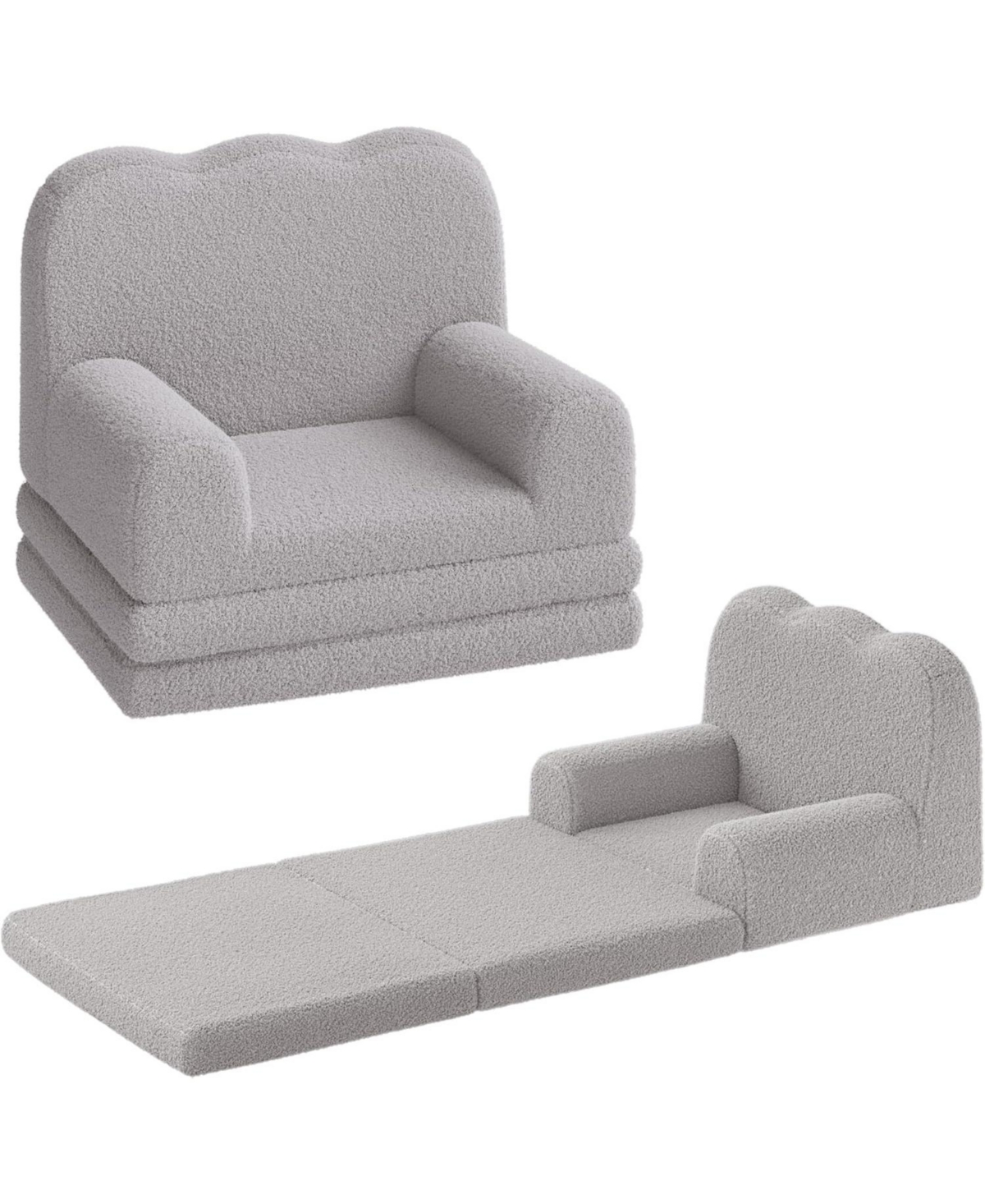 Click here for gaomon Kids Couch  2-in-1 Comfy Toddler Couch Fold... prices