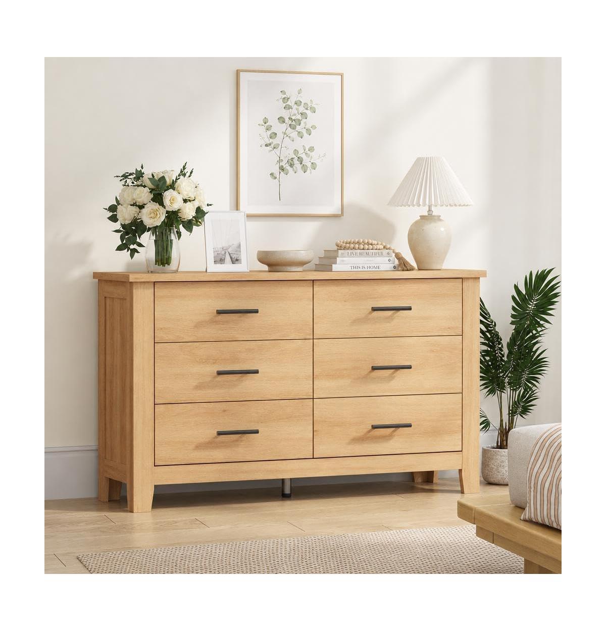 Click here for gaomon 6 Drawer Dresser for Bedroom 47 Inch Wide C... prices