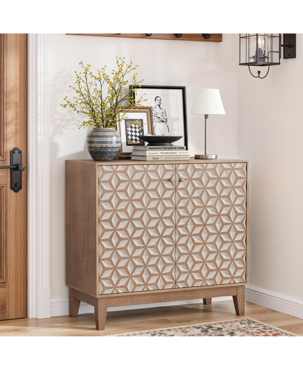 Click here for Boyel Living 31.5-Inch Geometric Design Sideboard... prices
