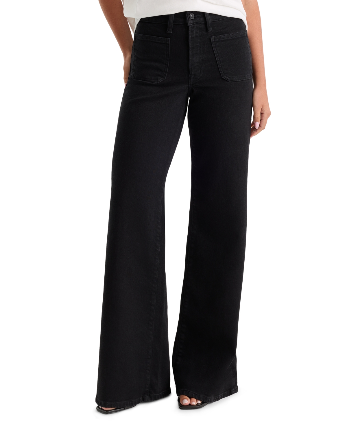 Click here for Good American Womens Good Waist High-Rise Wide Pal... prices