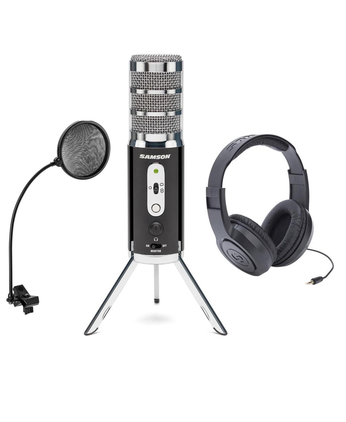 Samson Satellite USB/iOS Broadcast Mic with Dual 16mm Condenser Capsules W/KIT