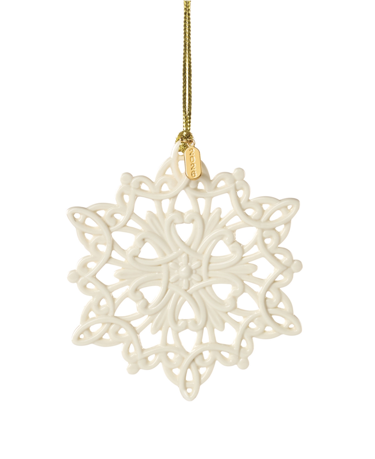 Click here for Lenox 2026 Snow Fantasies Snowflake Ornament - Ivo... prices