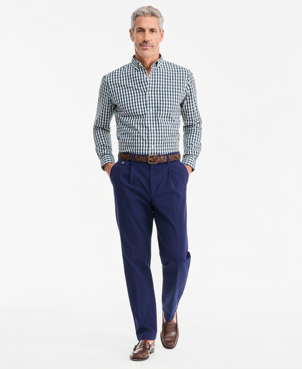 Click here for Club Room Mens Relaxed-Fit Pleated Chinos  Macys E... prices