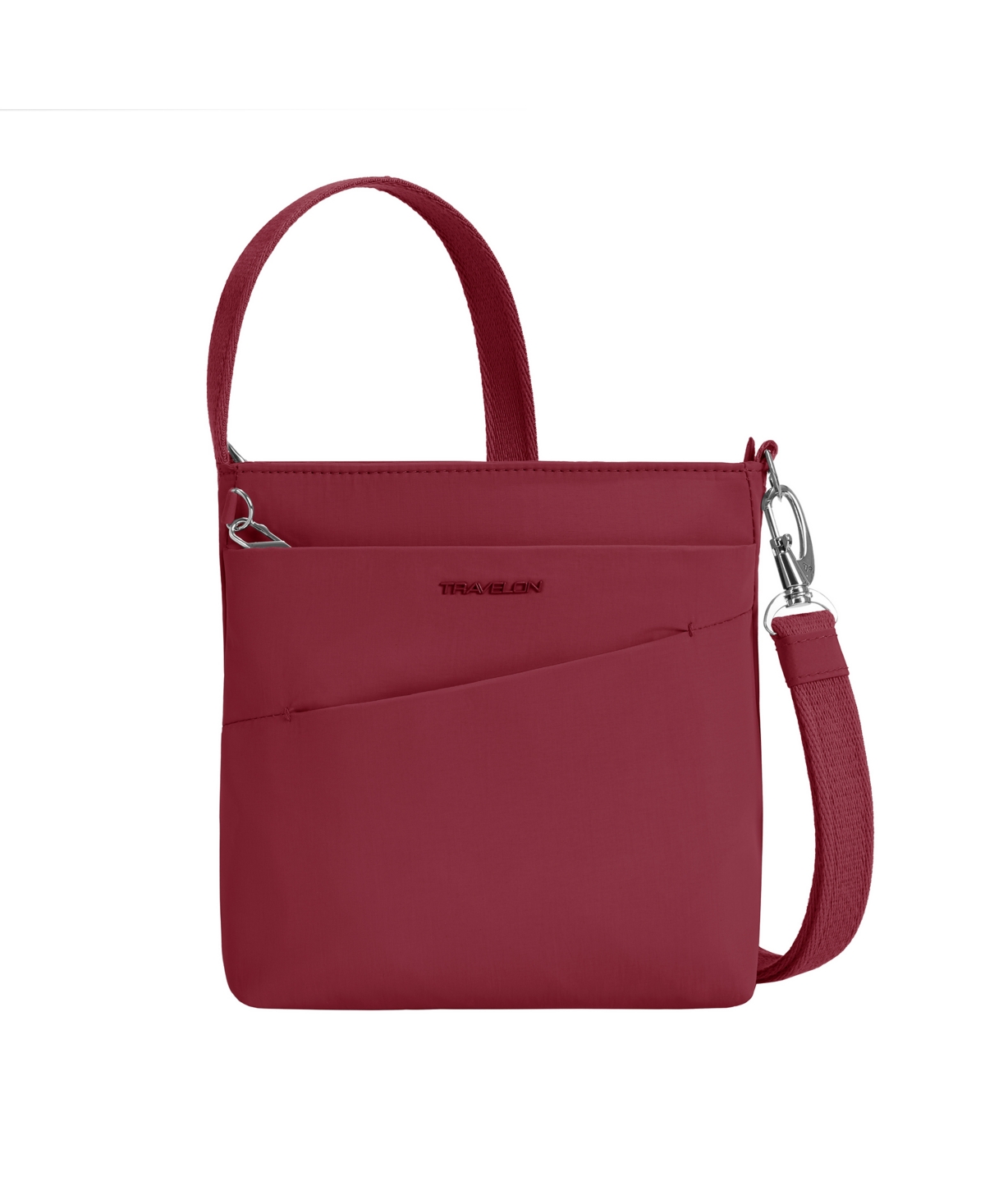 Click here for Travelon Anti-Theft Roam Small Crossbody - Cranber... prices