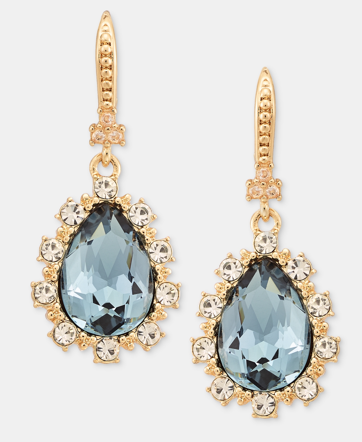 Click here for Marchesa Stone Drop Earrings - Navy prices