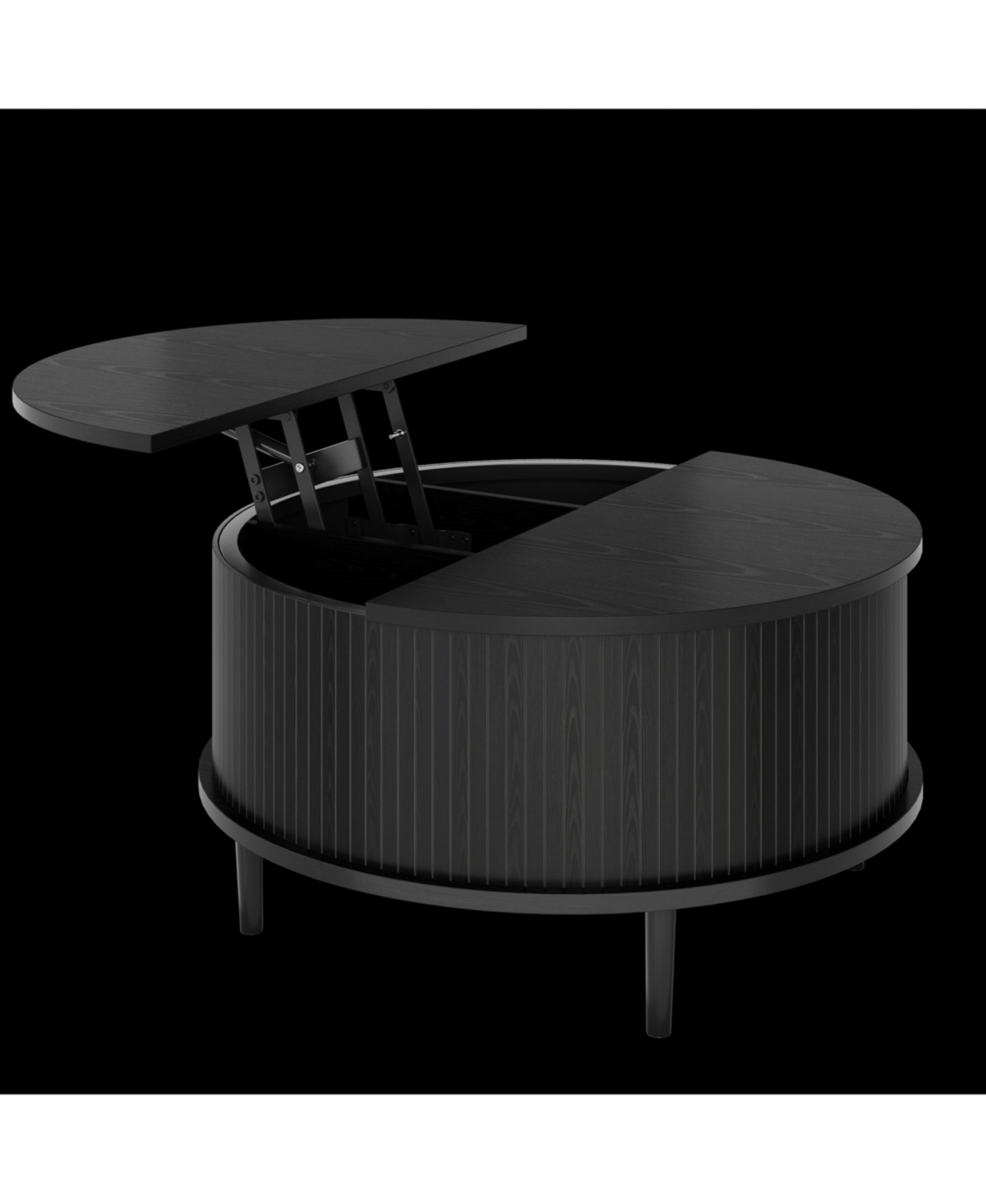 Click here for gaomon Round Lift-Top Storage Coffee Table with Ve... prices